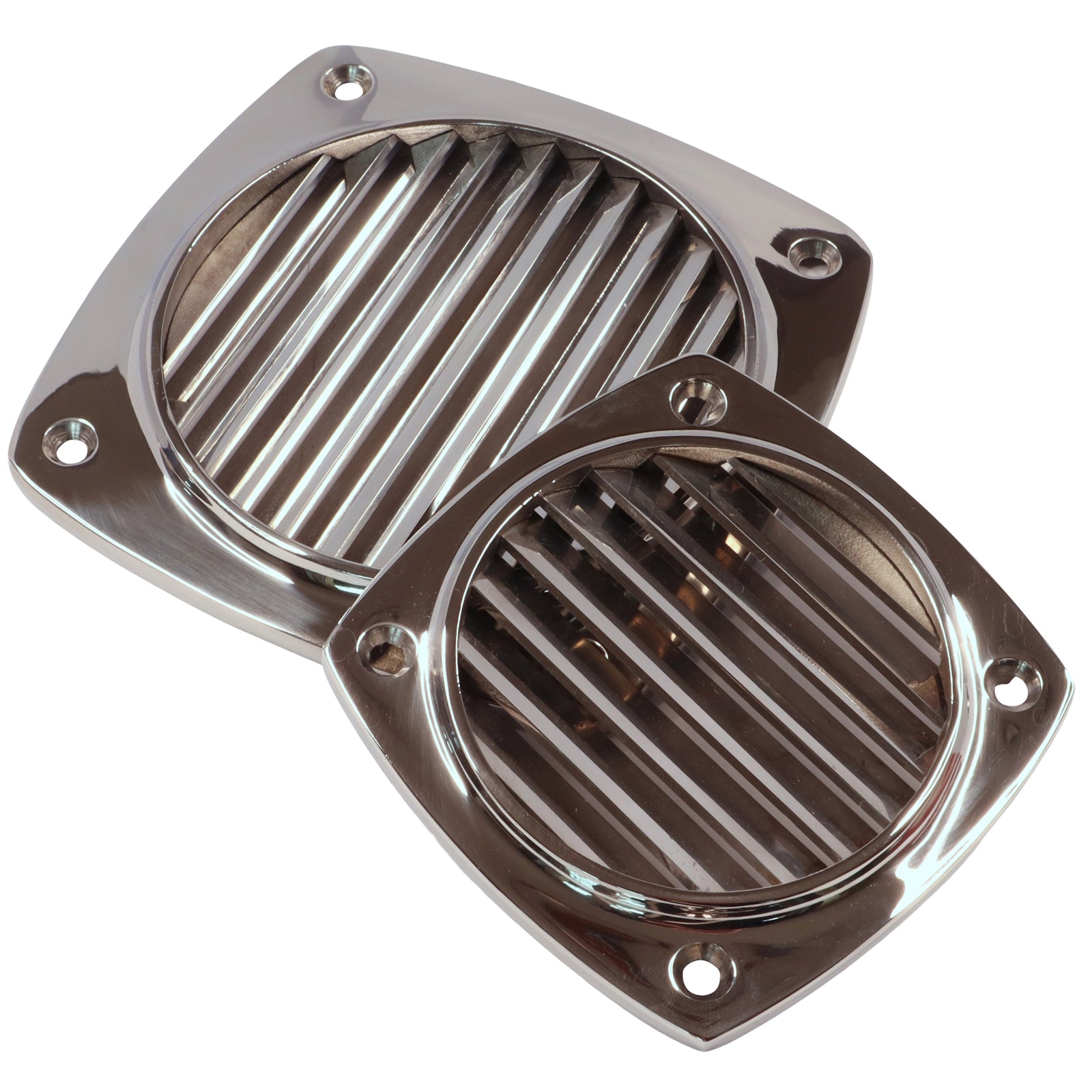 Square Slotted Vent, Cast in A4 Stainless Steel, Available in 97mm or ...