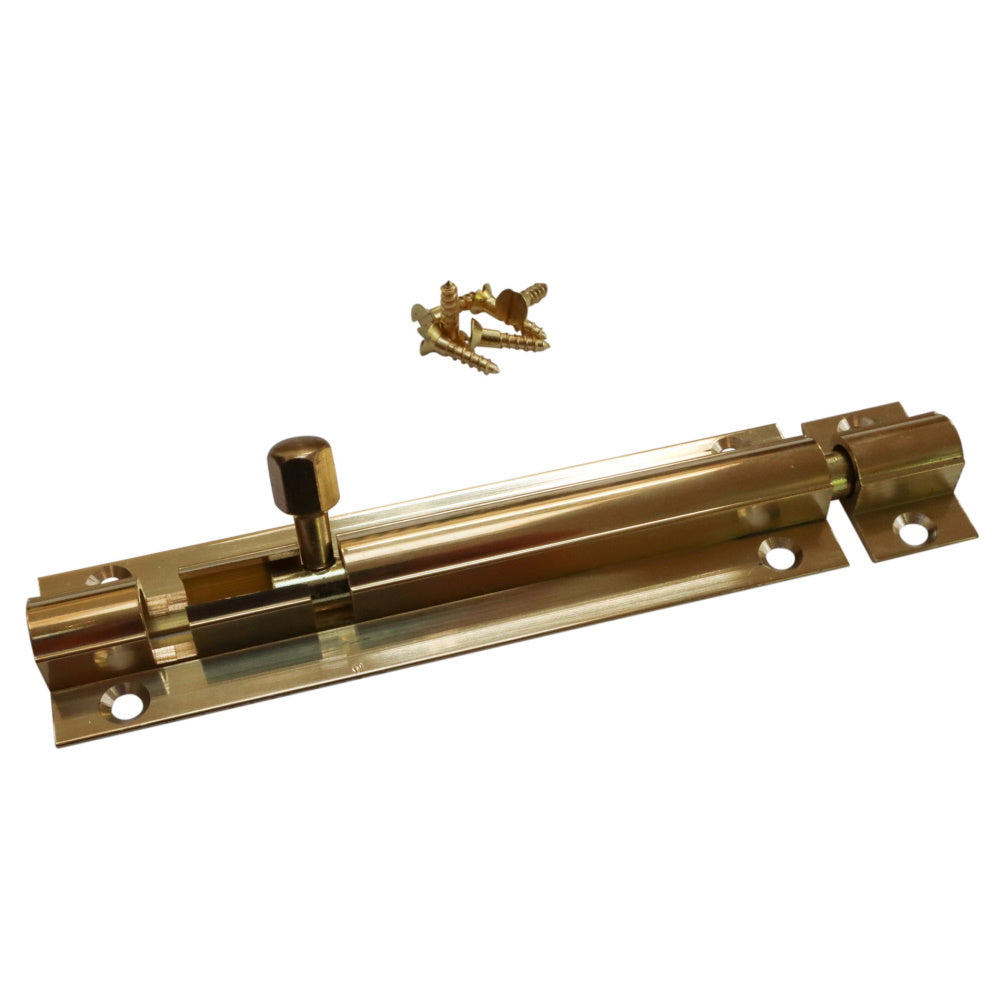 Brass Sliding Latch Bolt 100mm / Barrel Bolt / Locker Latch ...