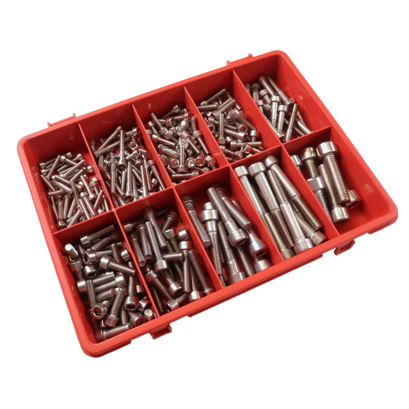Selection Box of Socket Caphead Set Screws / Bolts sizes M4 to M10 in ...