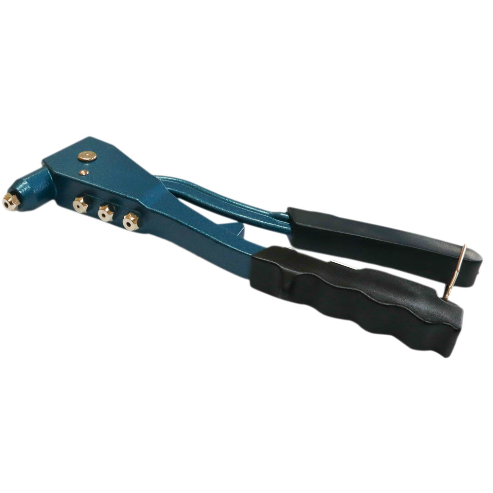Pop-Rivet Gun, 4 Nose Pieces, Alloy Steel Jaw, Self Opening for Settin ...